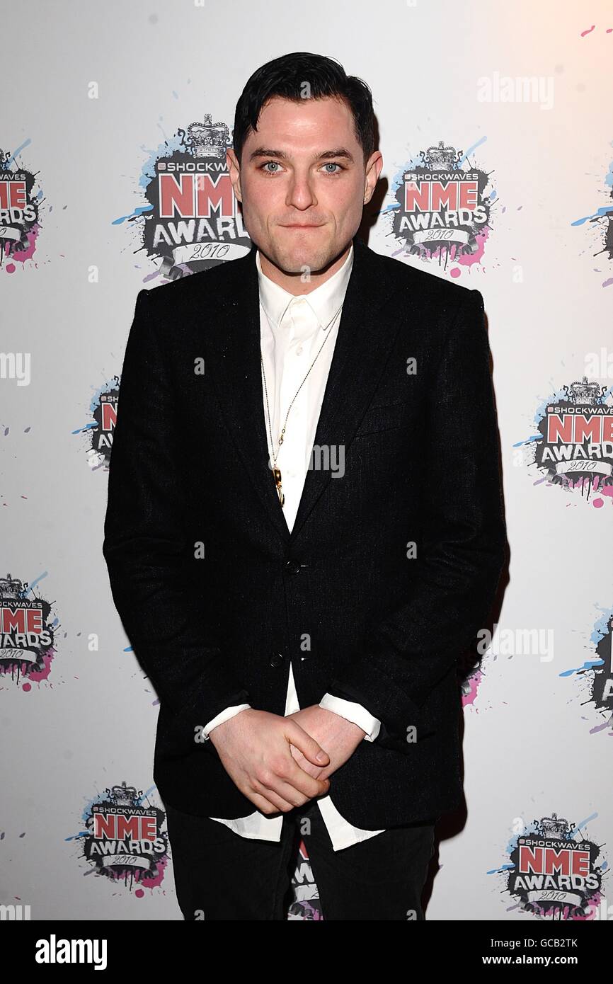 Mathew Horne arriving for the 2010 Shockwaves NME Awards at the O2 ...