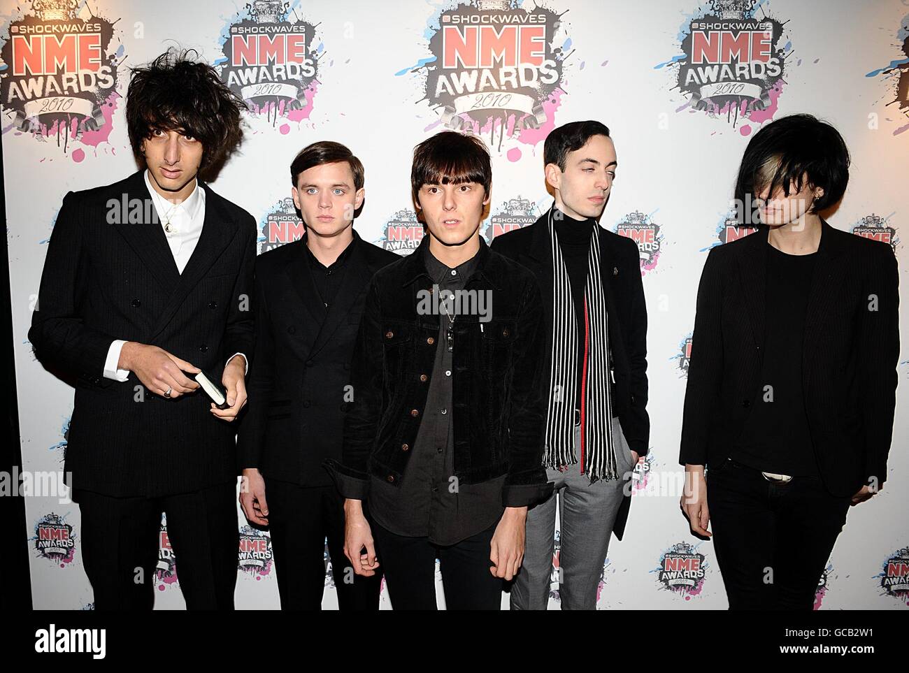 (left to right) Faris Badwan, Joseph Spurgeon, Rhys Webb and Tom Cowan ...