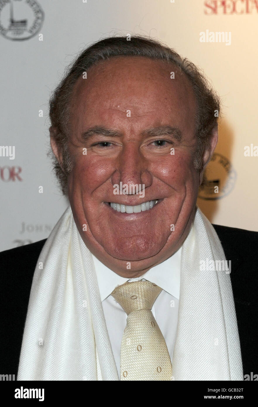Andrew Neil arrives before the winner of the Johnnie Walker Blue Label ...