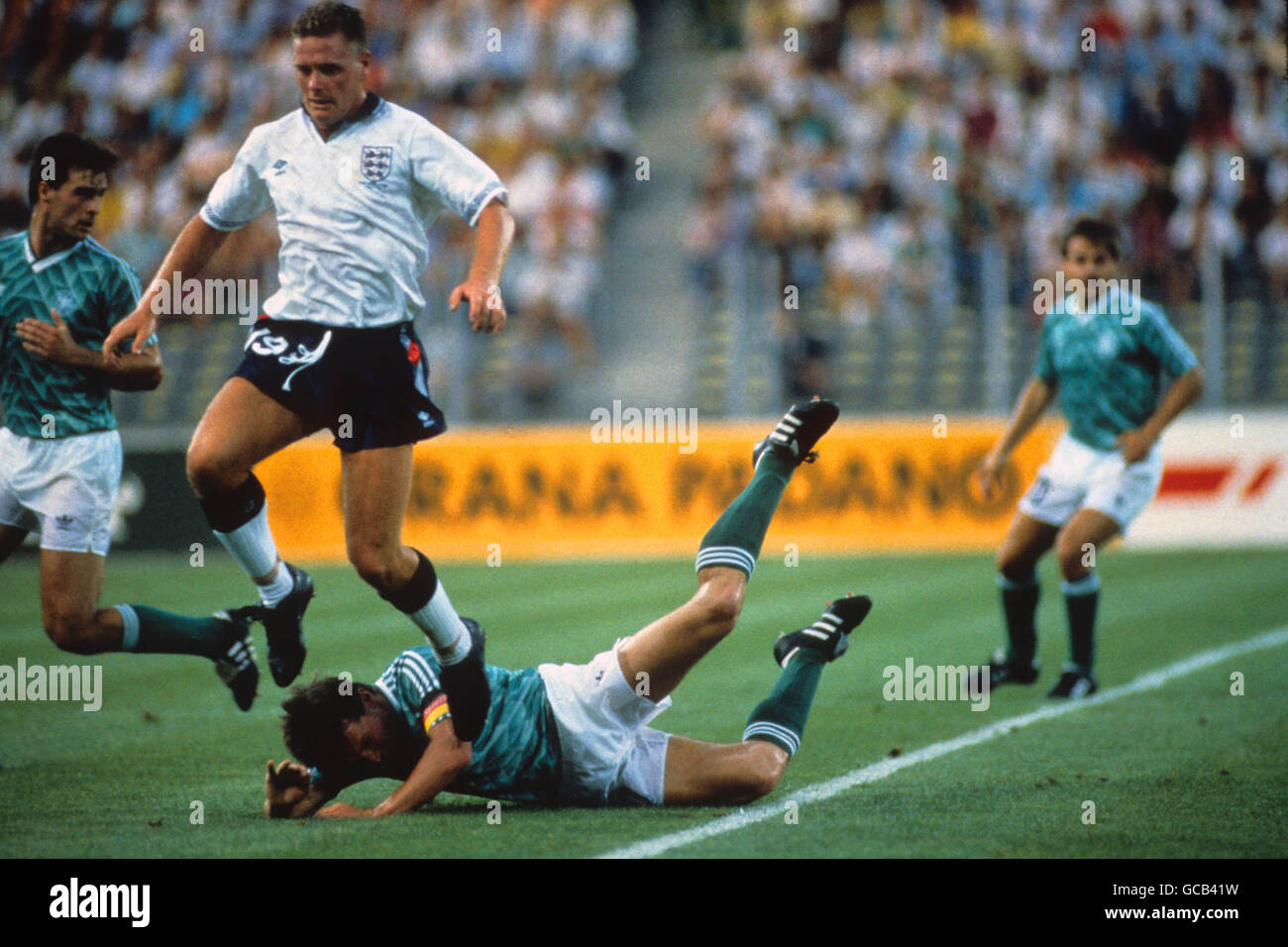 Soccer - World Cup Italia 1990 - Semi Final - West Germany v England ...