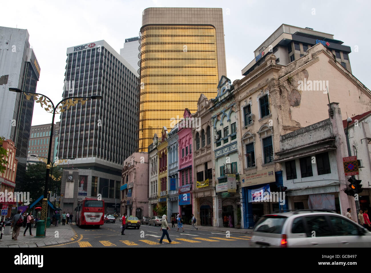 Old and new buildings in Kuala Lumpur Stock Photo - Alamy