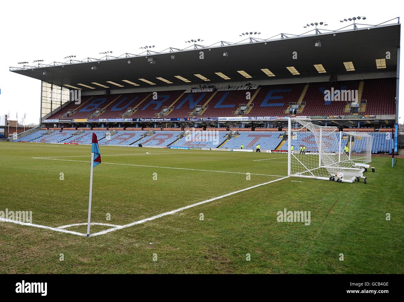 A view inside turf moor hi-res stock photography and images - Alamy