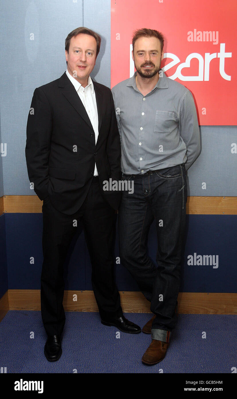 David Cameron at Heart FM Stock Photo - Alamy