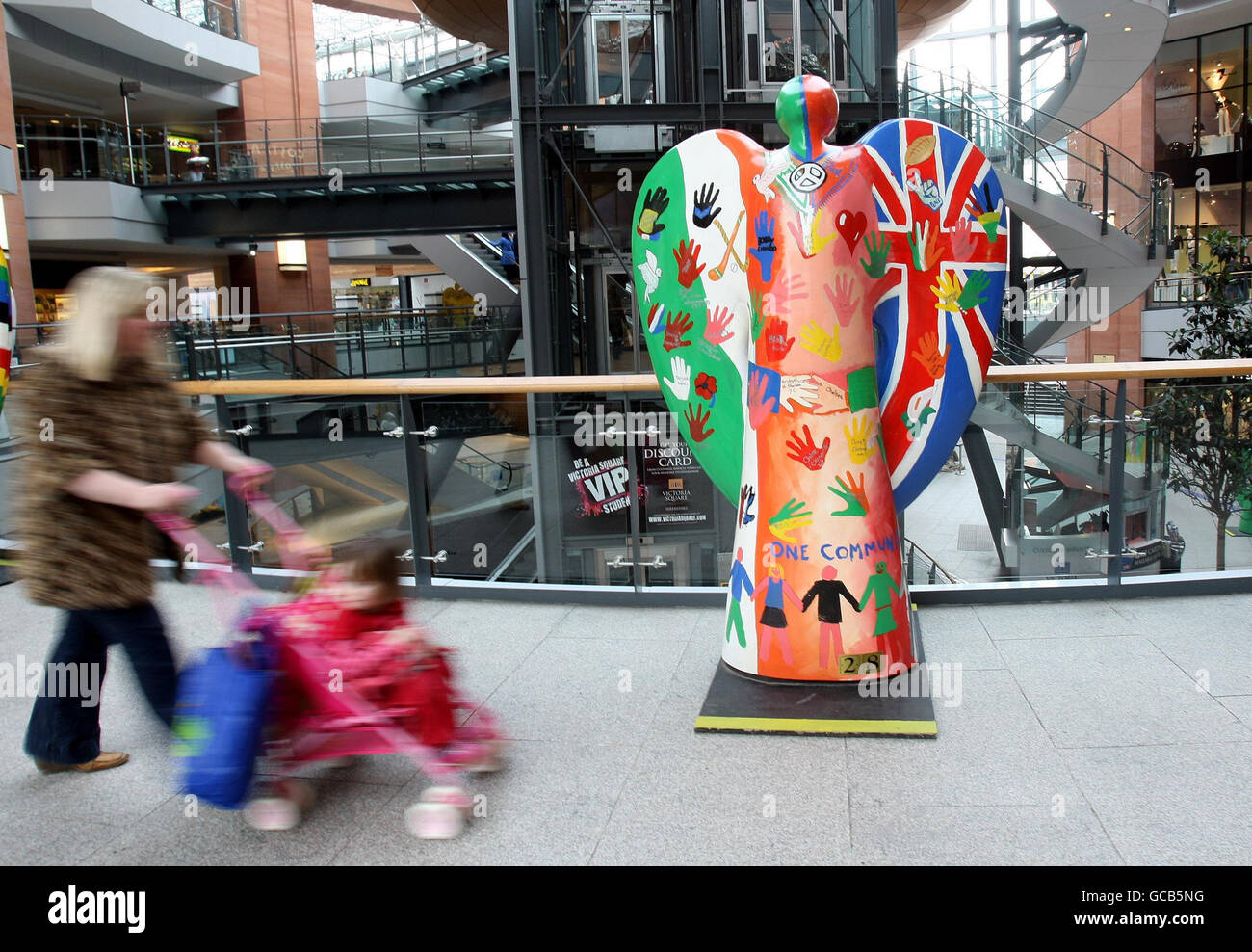 A sculpture of a angel as part of an exhibition by Dublin artist ...