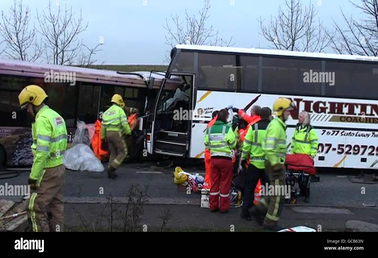 Crushed Buses High Resolution Stock Photography and Images - Alamy