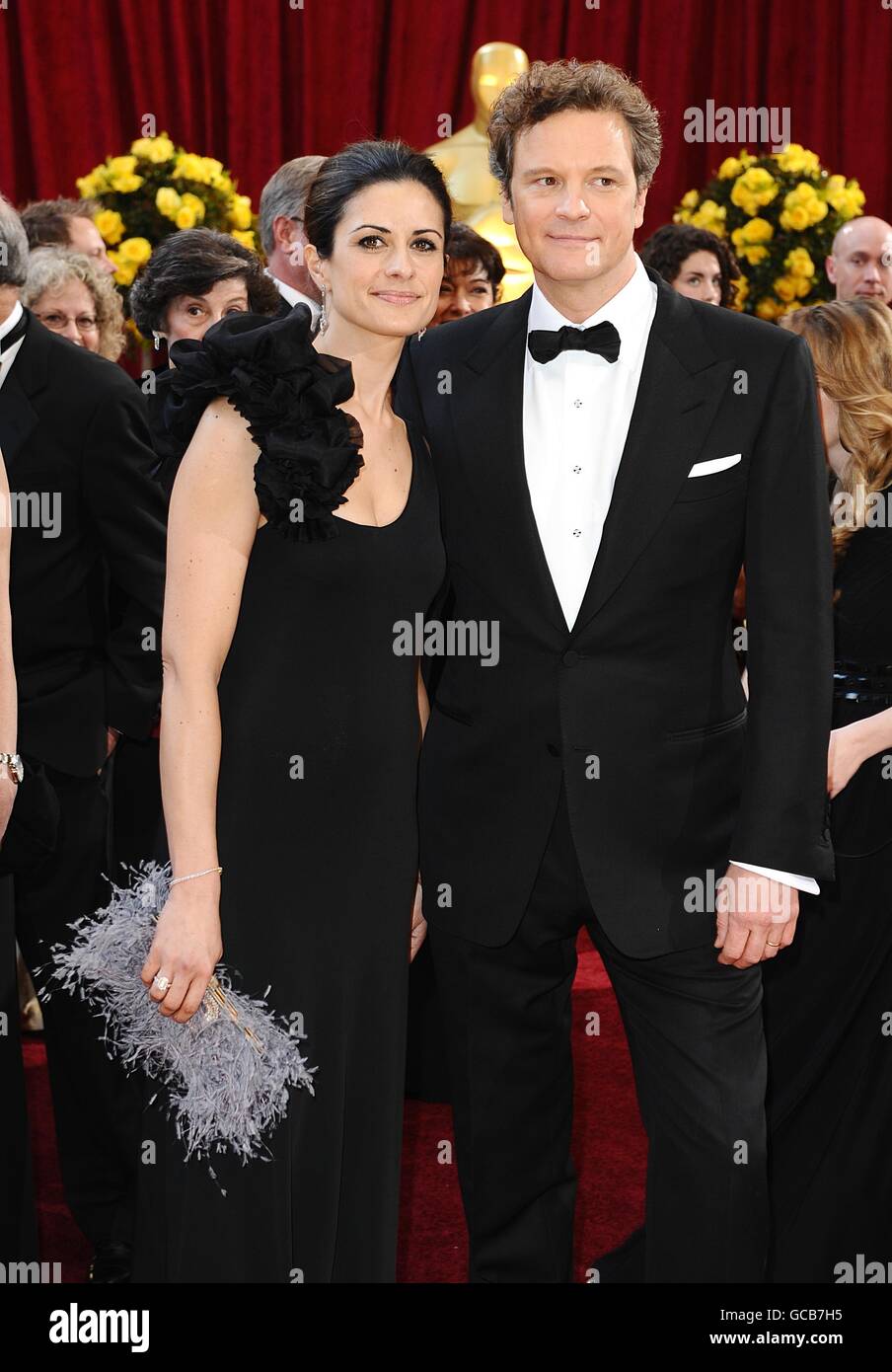 Colin firth wife livia giuggioli arriving nd academy kodak theatre hi ...