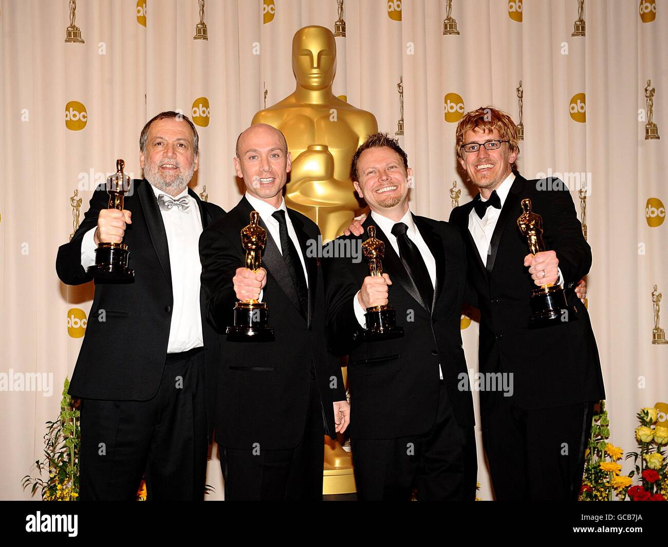 (left to right) Joe Letteri, Stephen Rosenbaum, Stephen Rosenbaum and ...