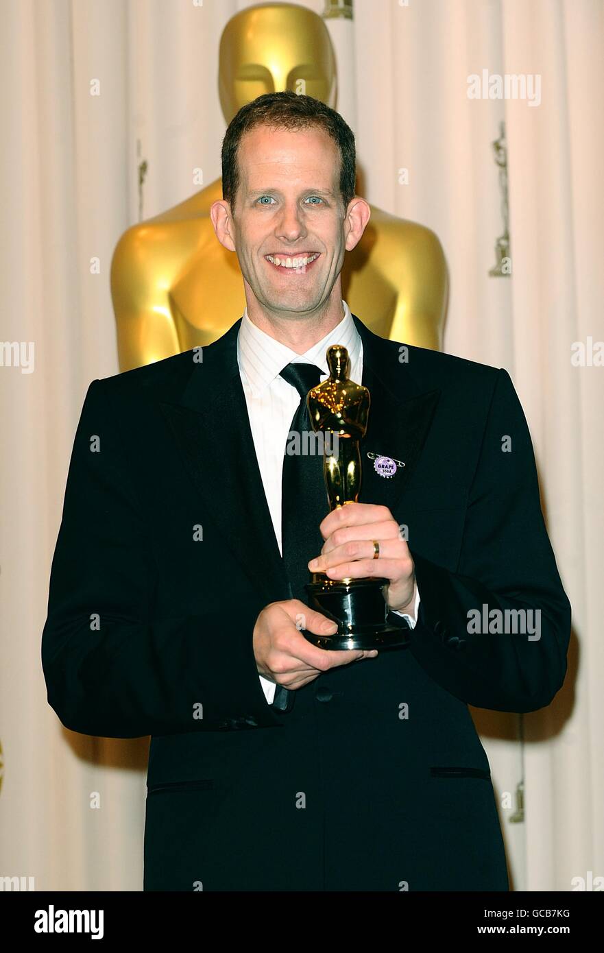 Pete Docter with the best animated feature film of the year award ...