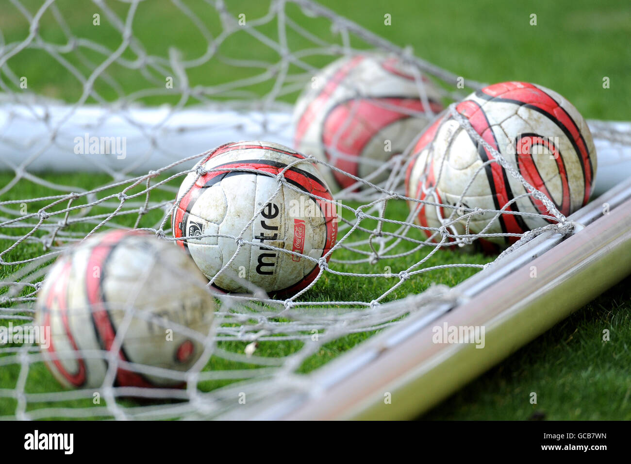 Mitre match balls hi-res stock photography and images - Alamy