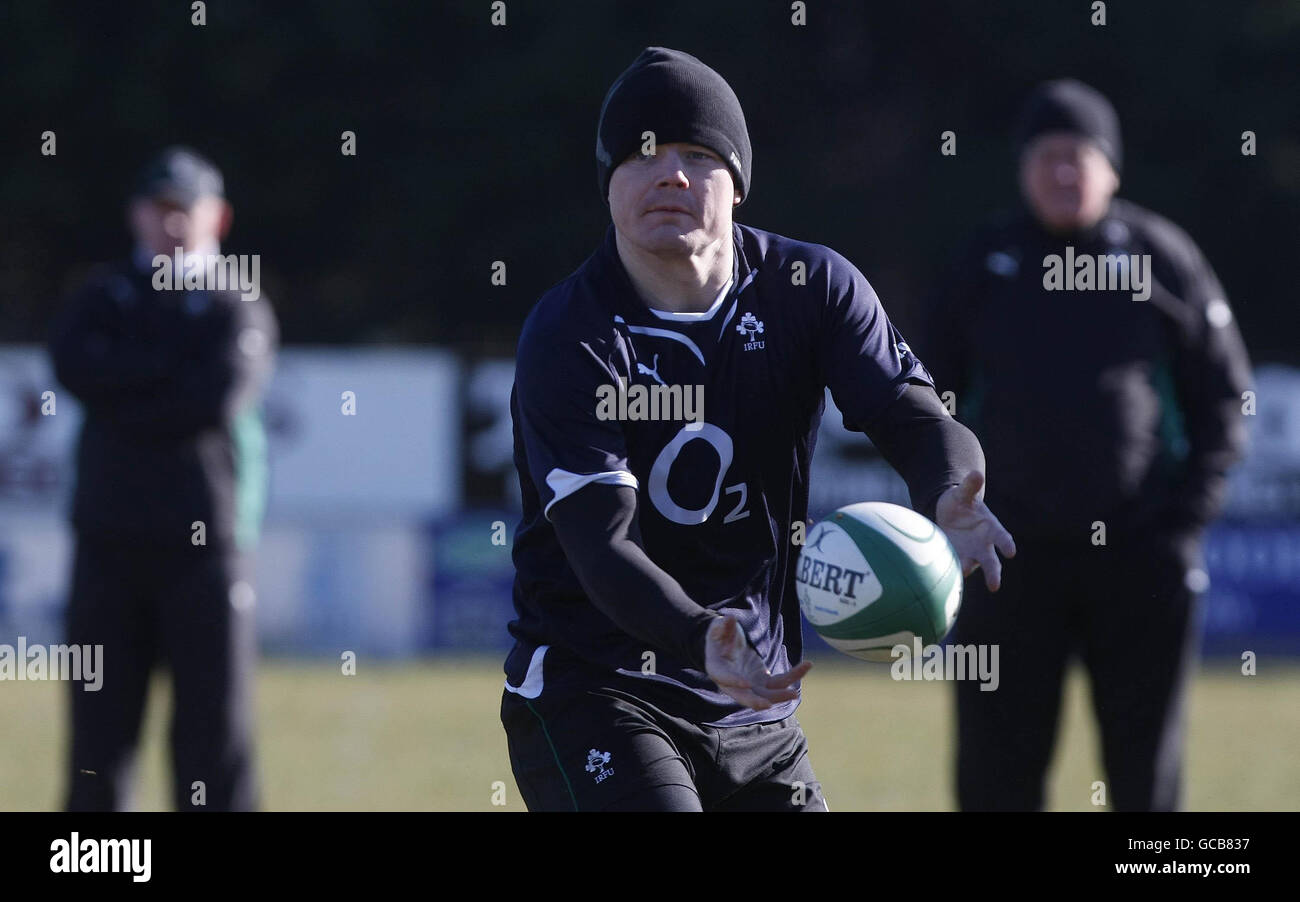 Rugby Union - Ireland Training Session - Greystones Co Stock Photo - Alamy