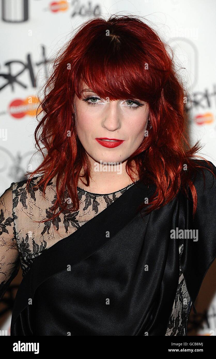 Brit awards 2010 press room london hi-res stock photography and images ...