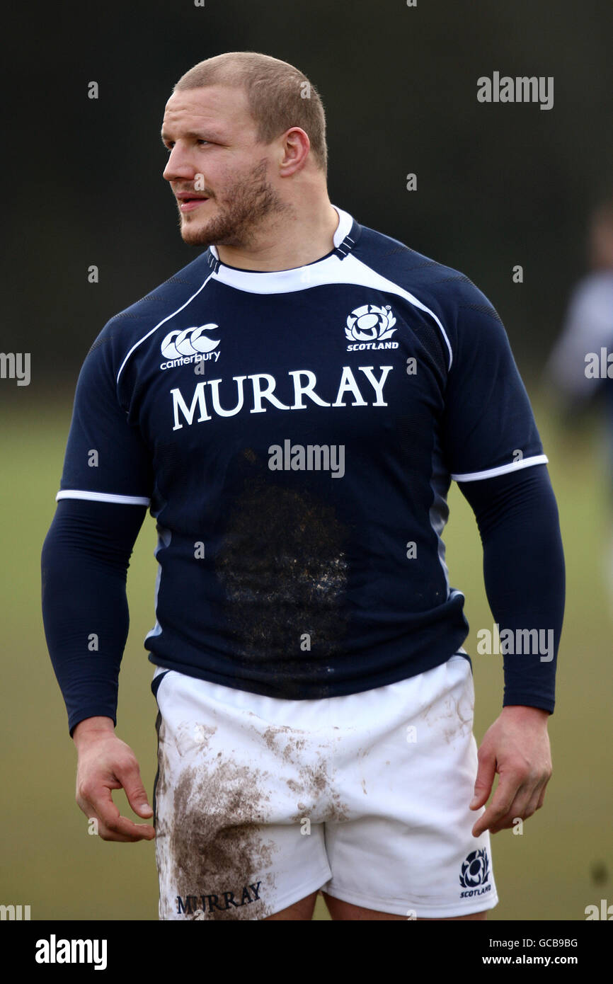Scotlands euan murray during training hi-res stock photography and ...