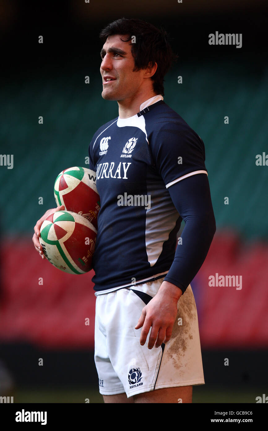 Rugby Union - Scotland Captains Run - Millennium Stadium. Scotland's ...