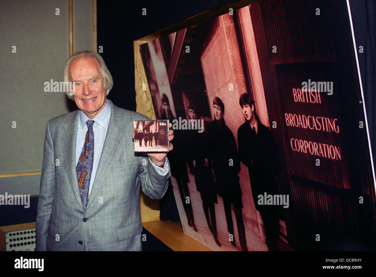 GEORGE MARTIN, WHO PRODUCED THE BEATLES' EARLY ALBUMS, IN LONDON, WITH ...