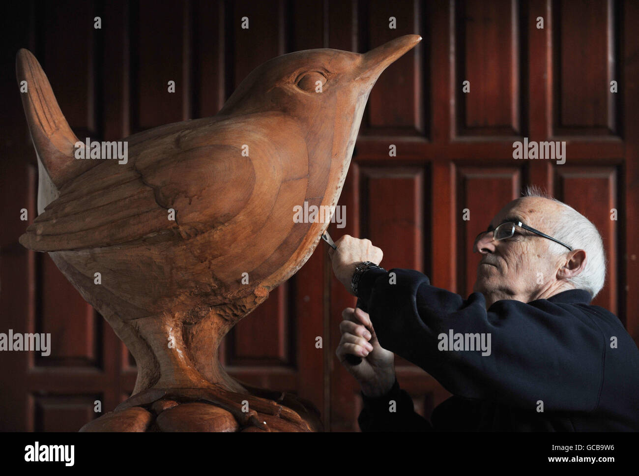 WRNS memorial carving Stock Photo - Alamy
