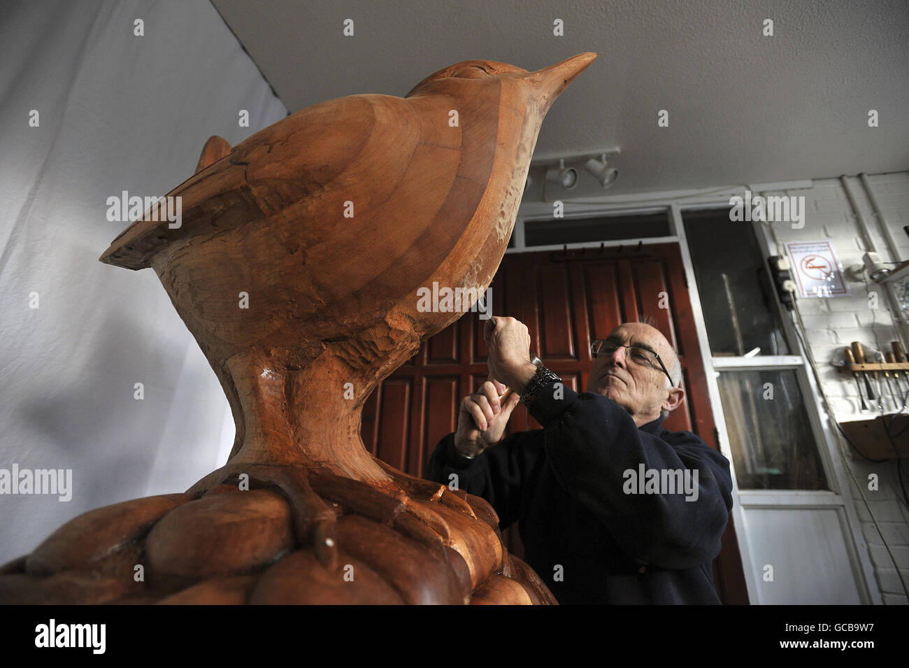 WRNS memorial carving Stock Photo - Alamy