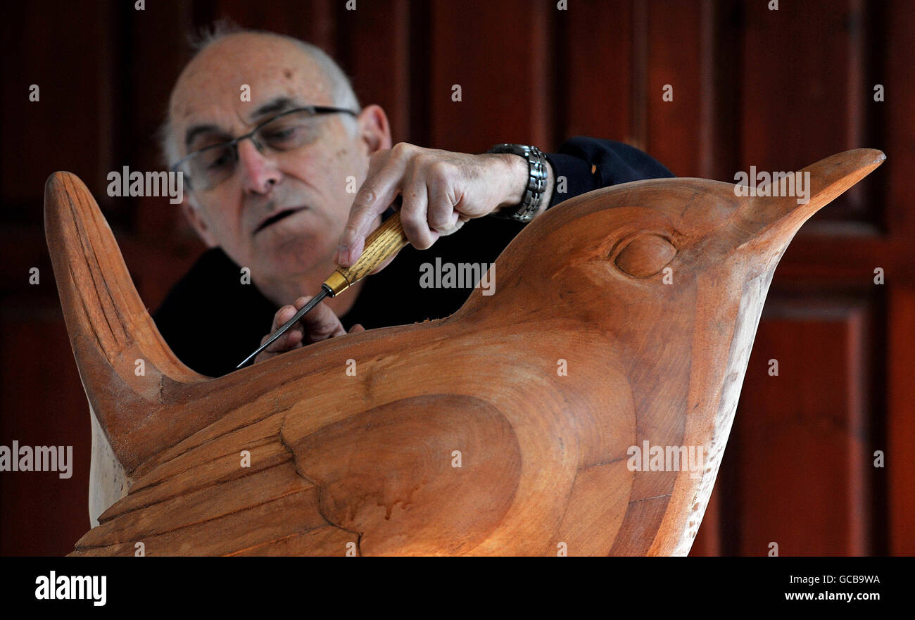 WRNS memorial carving Stock Photo - Alamy