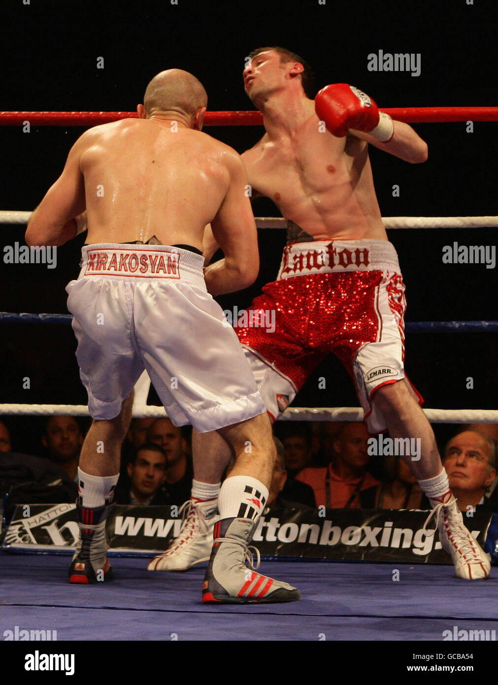 Boxing - Vacant EBU Super Featherweight Title - Scott Lawton v Leva ...