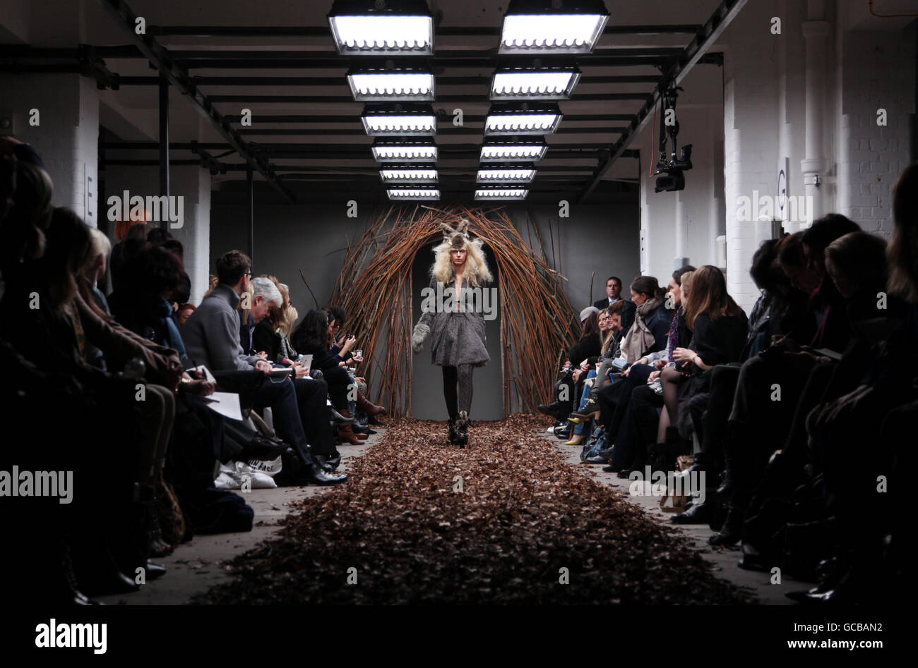 Unique Catwalk - London Fashion Week Stock Photo - Alamy