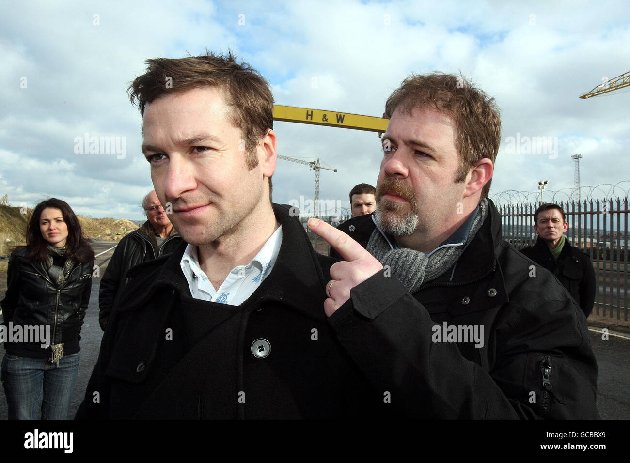 Actors billy carter left and alan mckee hi-res stock photography and ...