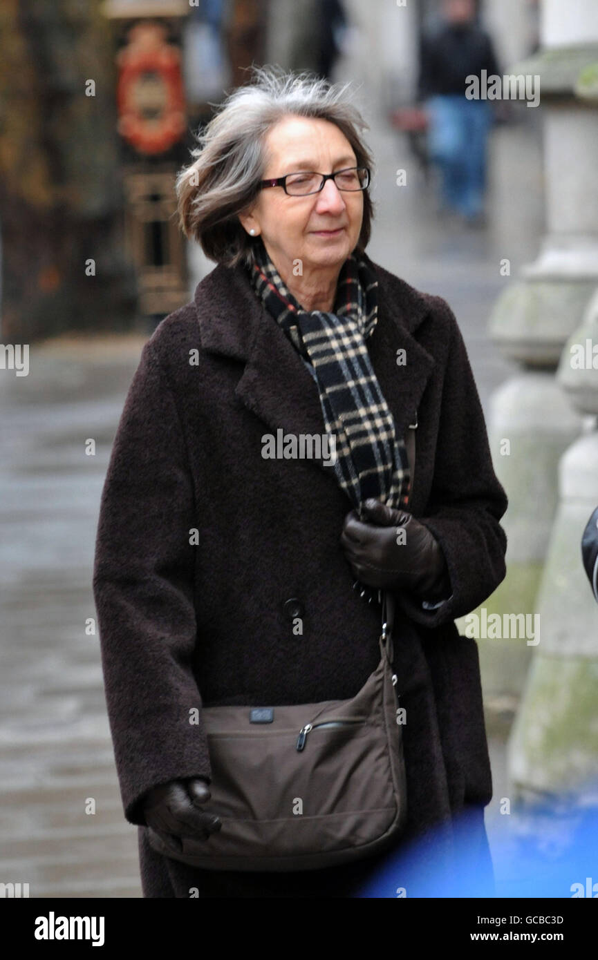 Jane Key arrives at the High Court in London, where she and her sister ...