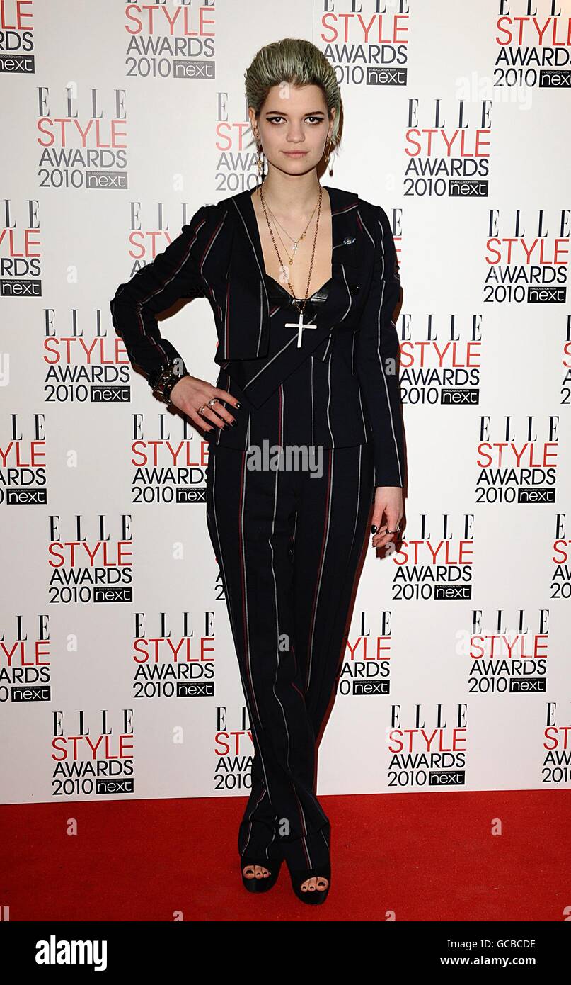 Pixie Geldof arriving for the Elle Style awards at the Grand Connaught ...