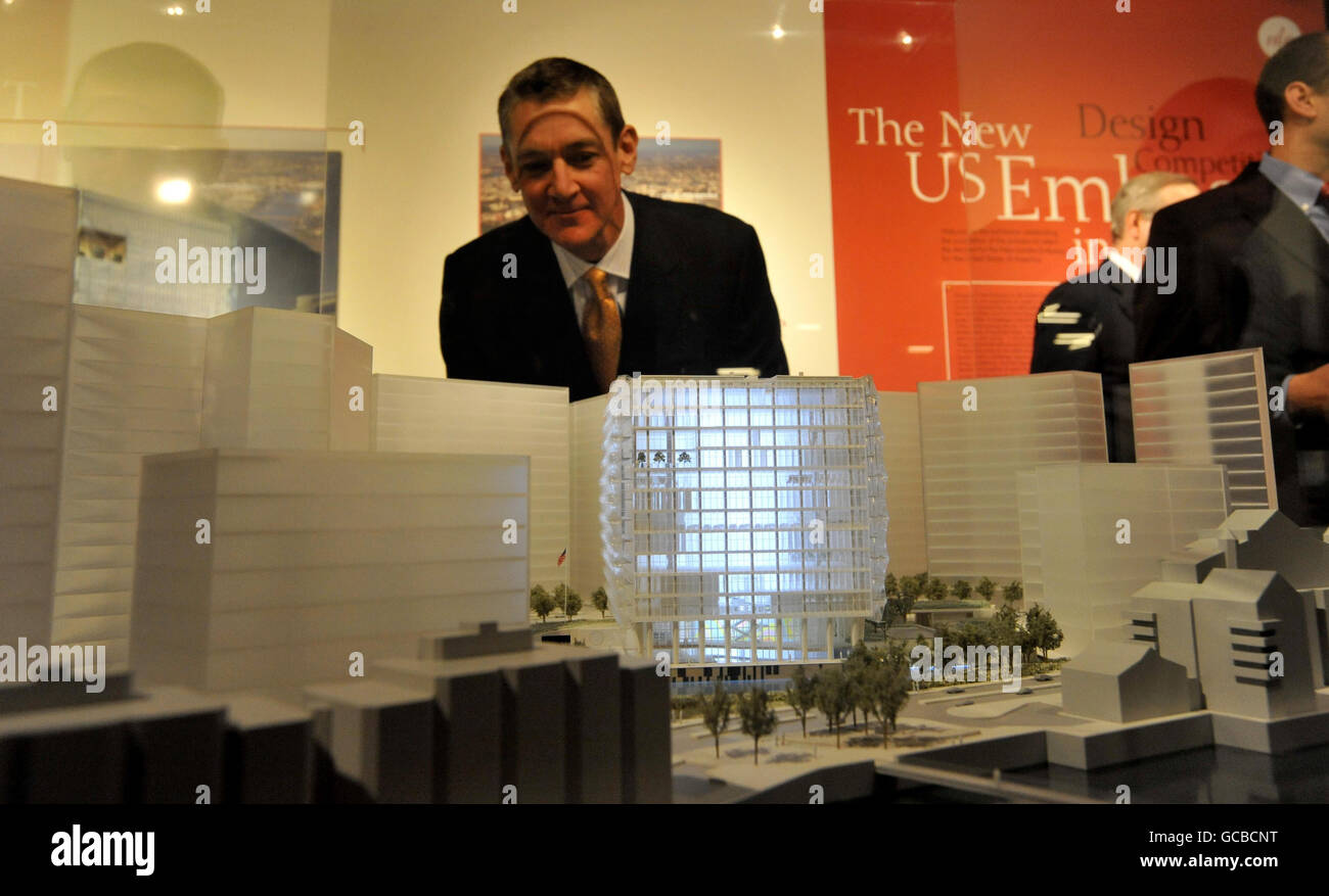 American Embassy design Stock Photo - Alamy