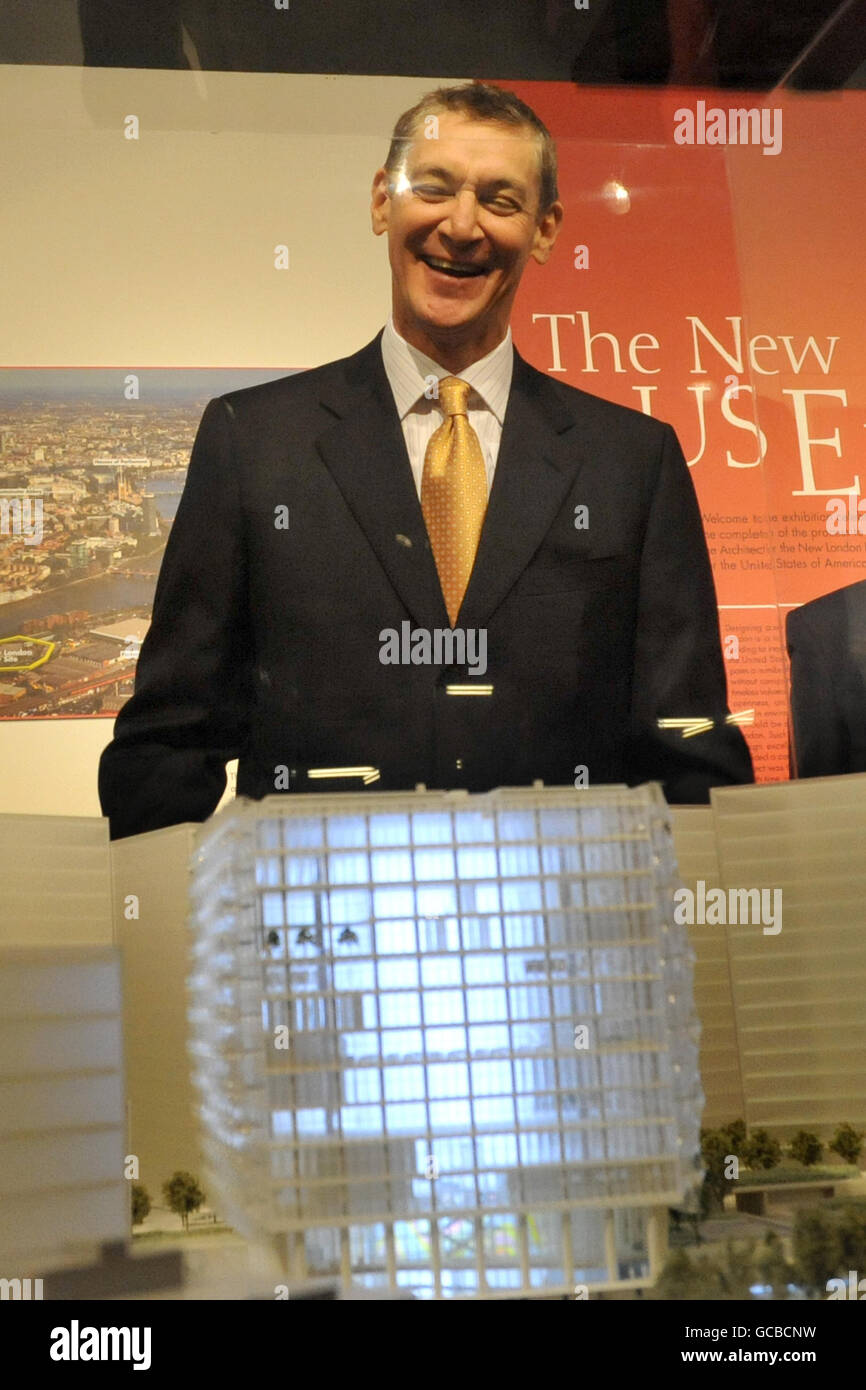 Winning design proposed new american embassy london hi-res stock ...