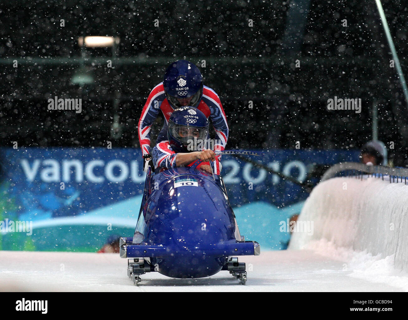 2010 olympics canada women's bobsleigh hi-res stock photography and ...