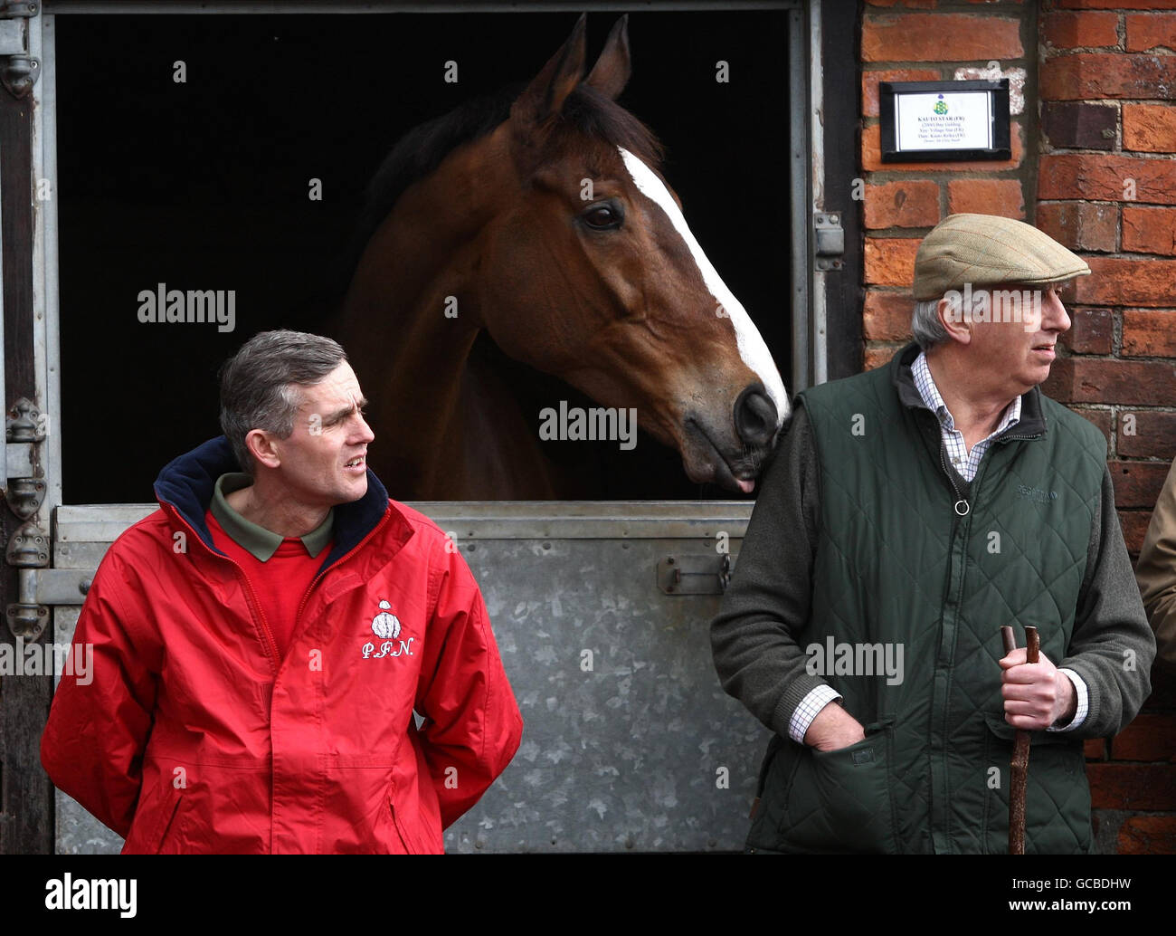 Horse Racing - Paul Nicholls Stable Visit - Manor Farm. Head Lad ...