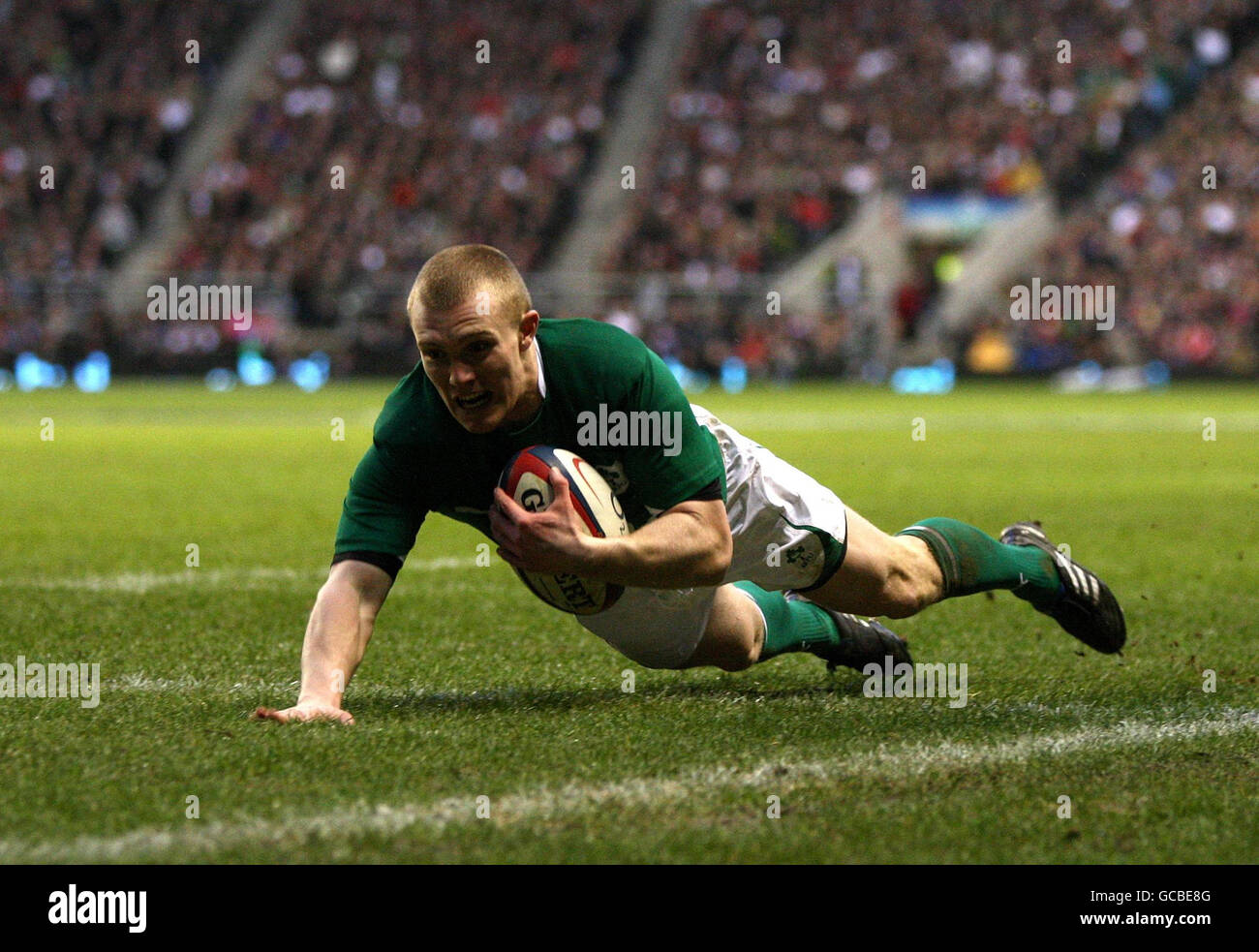 Rugbyu england full length action scoring mangpk hi-res stock ...