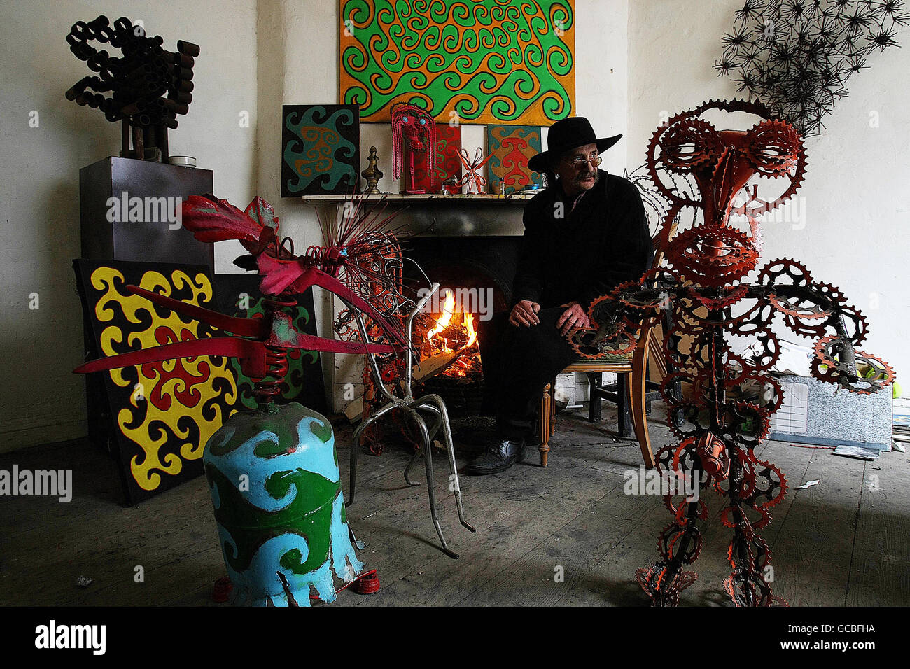 Eco artist Gerard Dowling Stock Photo - Alamy