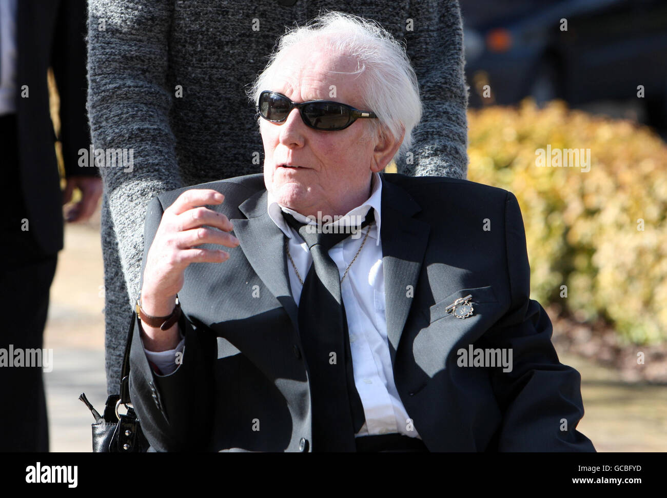 Jim Marshall of Marshall Amplifiers arrives at The Stables in Milton ...