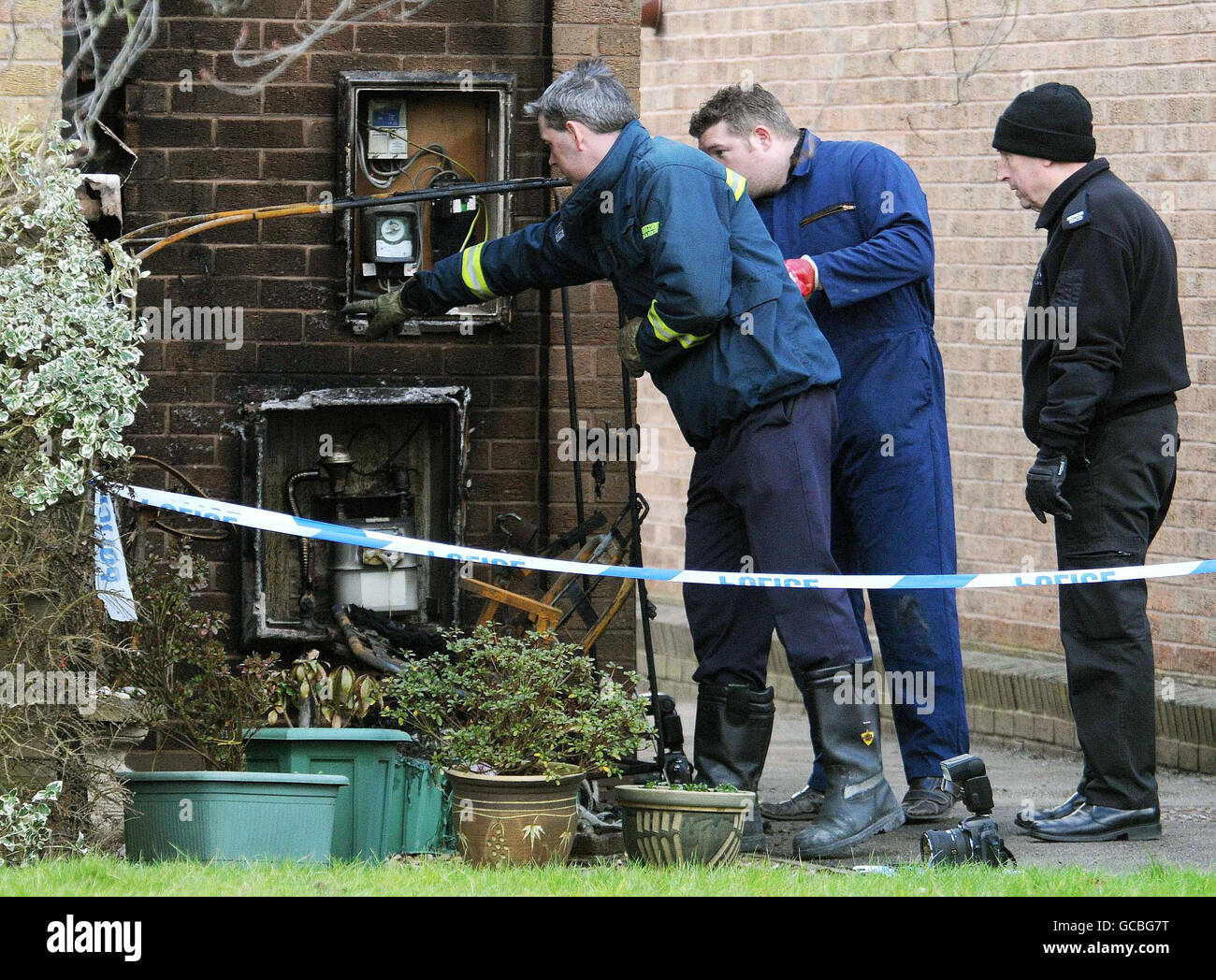 Fire investigation officers hi-res stock photography and images - Alamy