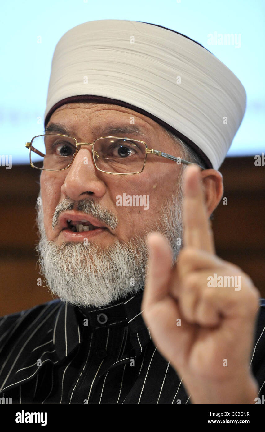 Leading Muslim scholar, Dr Muhammad Tahir-ul-Qadri, founder of global ...