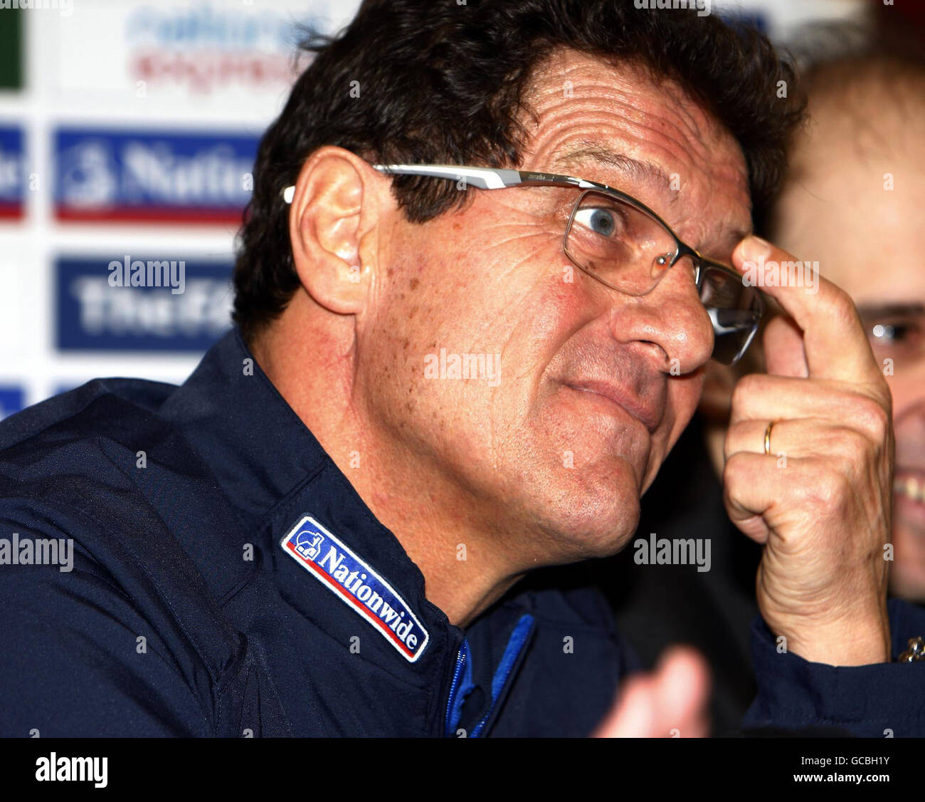 England manager Fabio Capello during the press conference at London ...