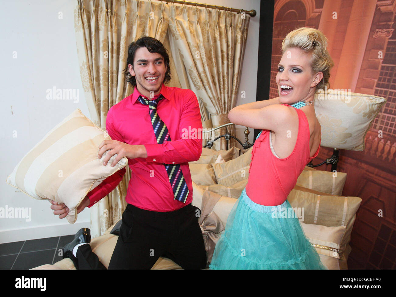 Models Matthew Poole and Jude Nabney at a dress rehearsal, showing the ...