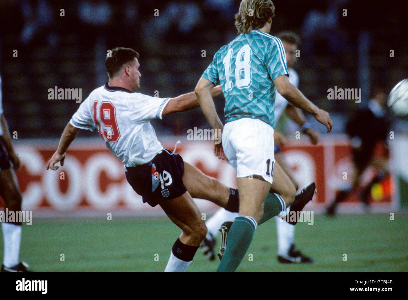 Soccer - World Cup Italia 1990 - Semi Final - West Germany v England ...