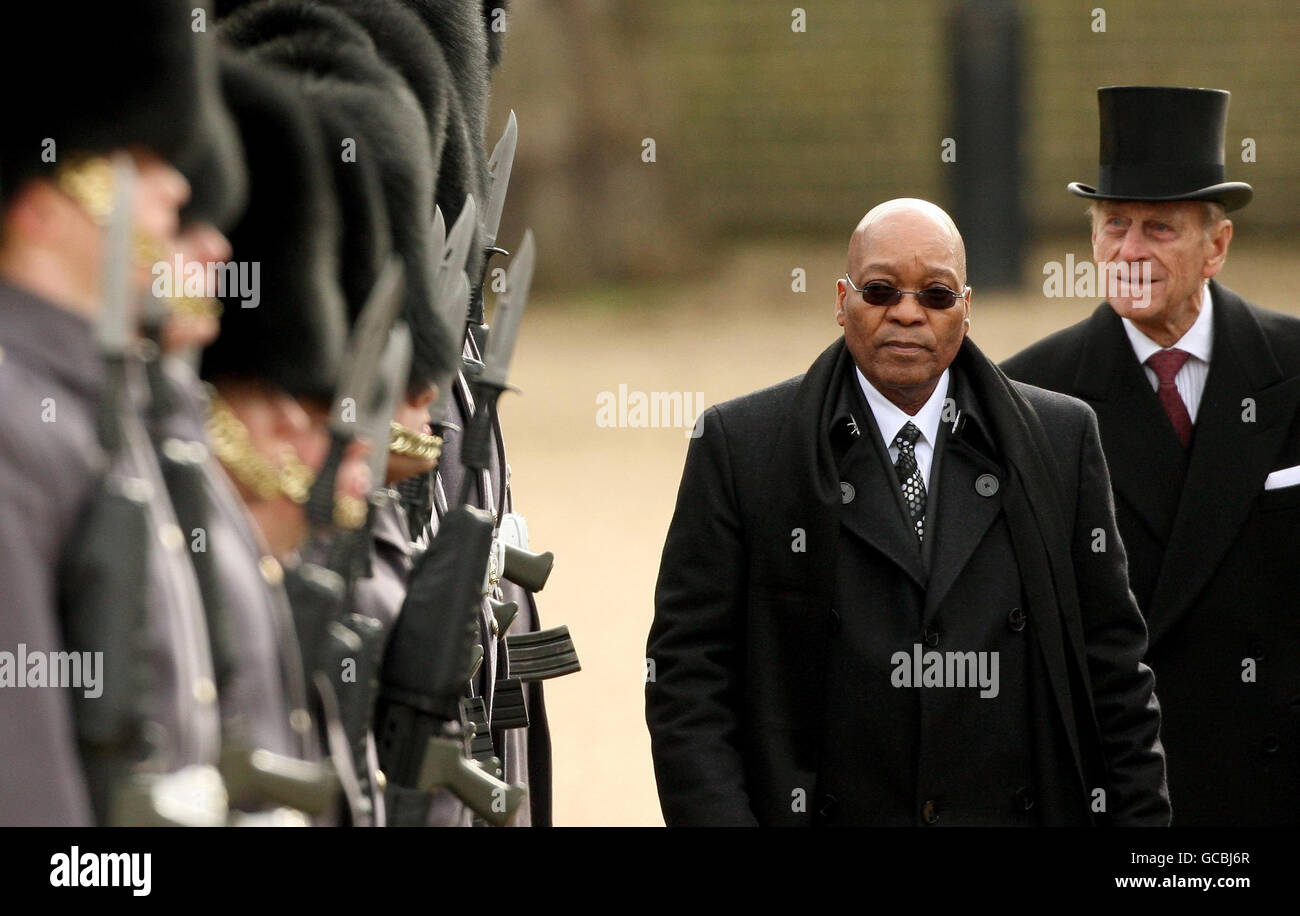 SA President Zuma State Visit to UK Stock Photo - Alamy