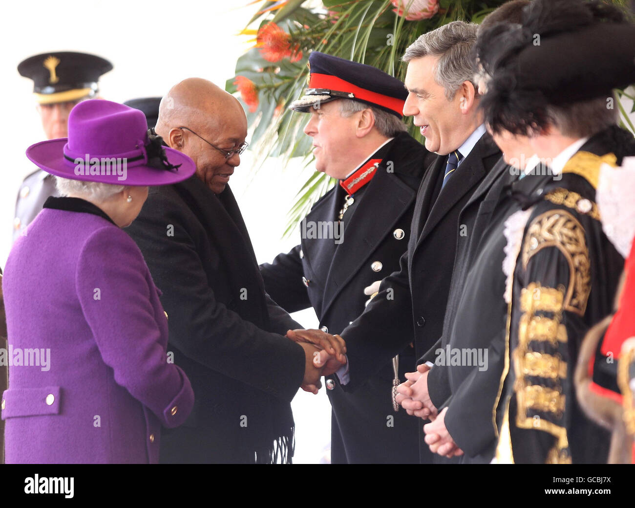 SA President Zuma State Visit to UK Stock Photo - Alamy