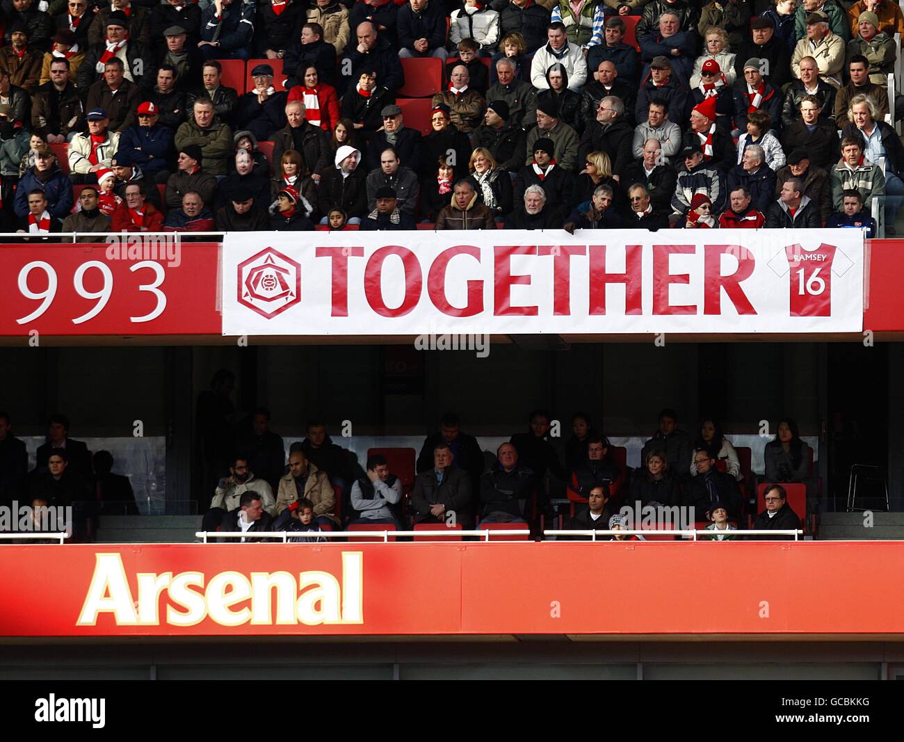 Football stands together premier league hi-res stock photography and ...