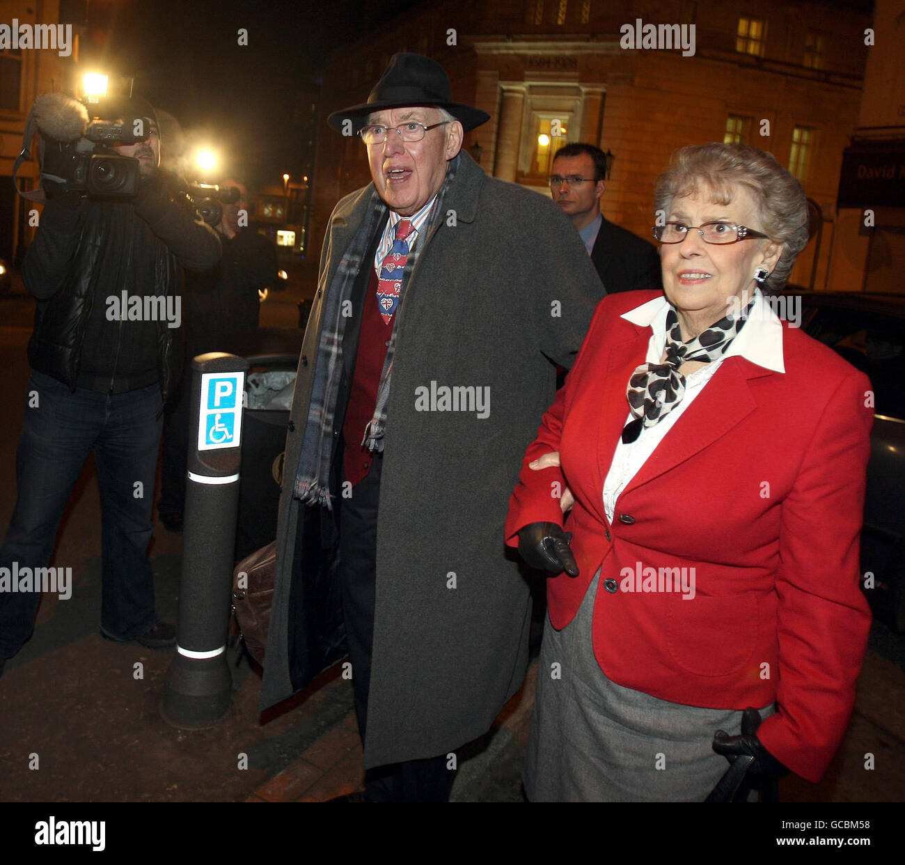 Ian Paisley and his wife Eileen arrive in Ballymena Co Antrim, as Ian ...
