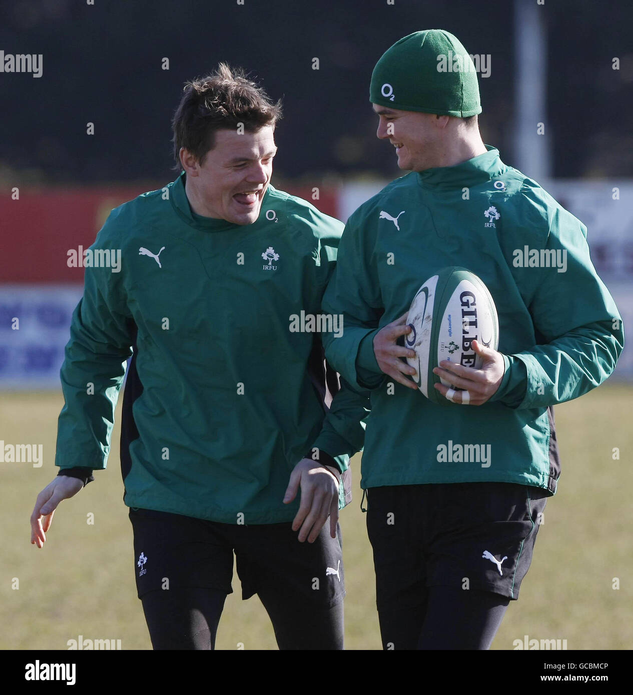 Rugby Union - Ireland Training - Greystones Stock Photo - Alamy