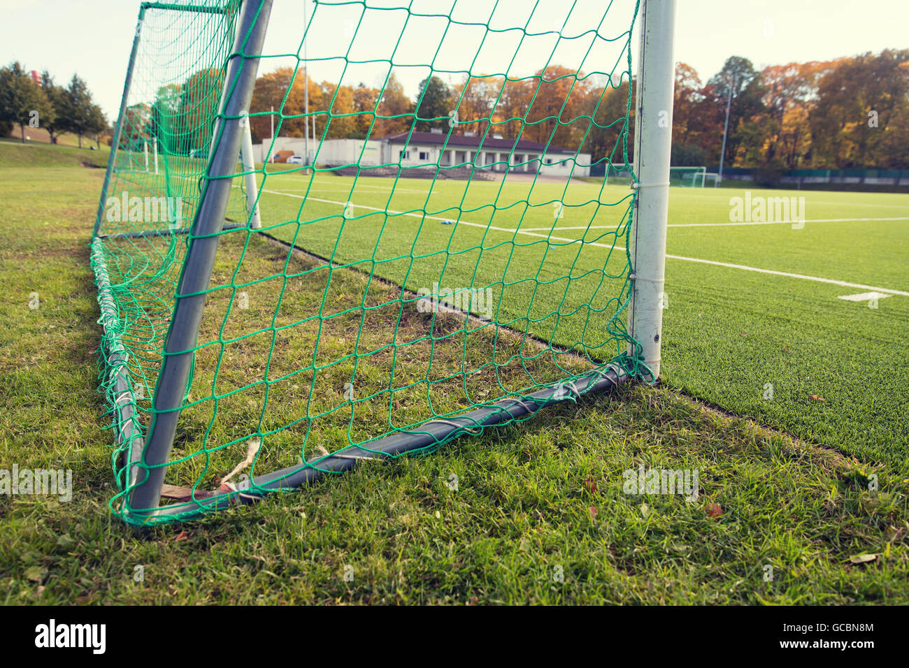 Football pitch close up stadium hi-res stock photography and images - Alamy