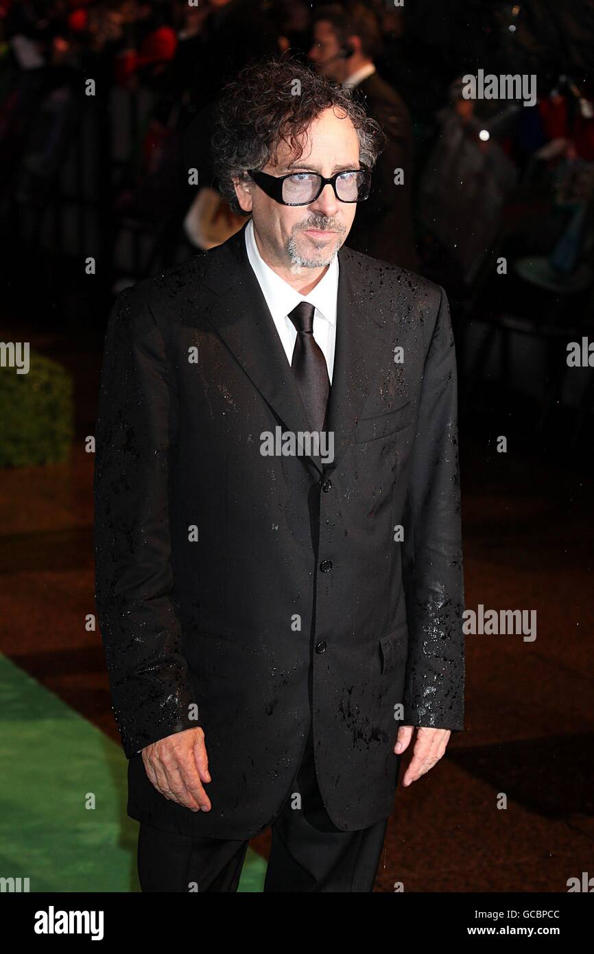 Tim Burton arriving for the Royal world premiere of Alice in Wonderland ...