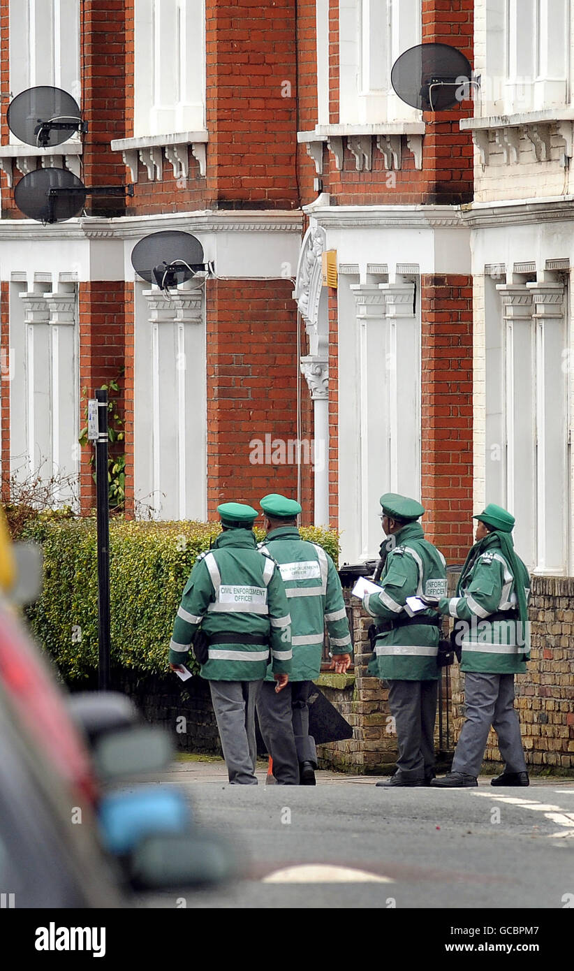 Civil Enforcement Officers Stock Photo - Alamy
