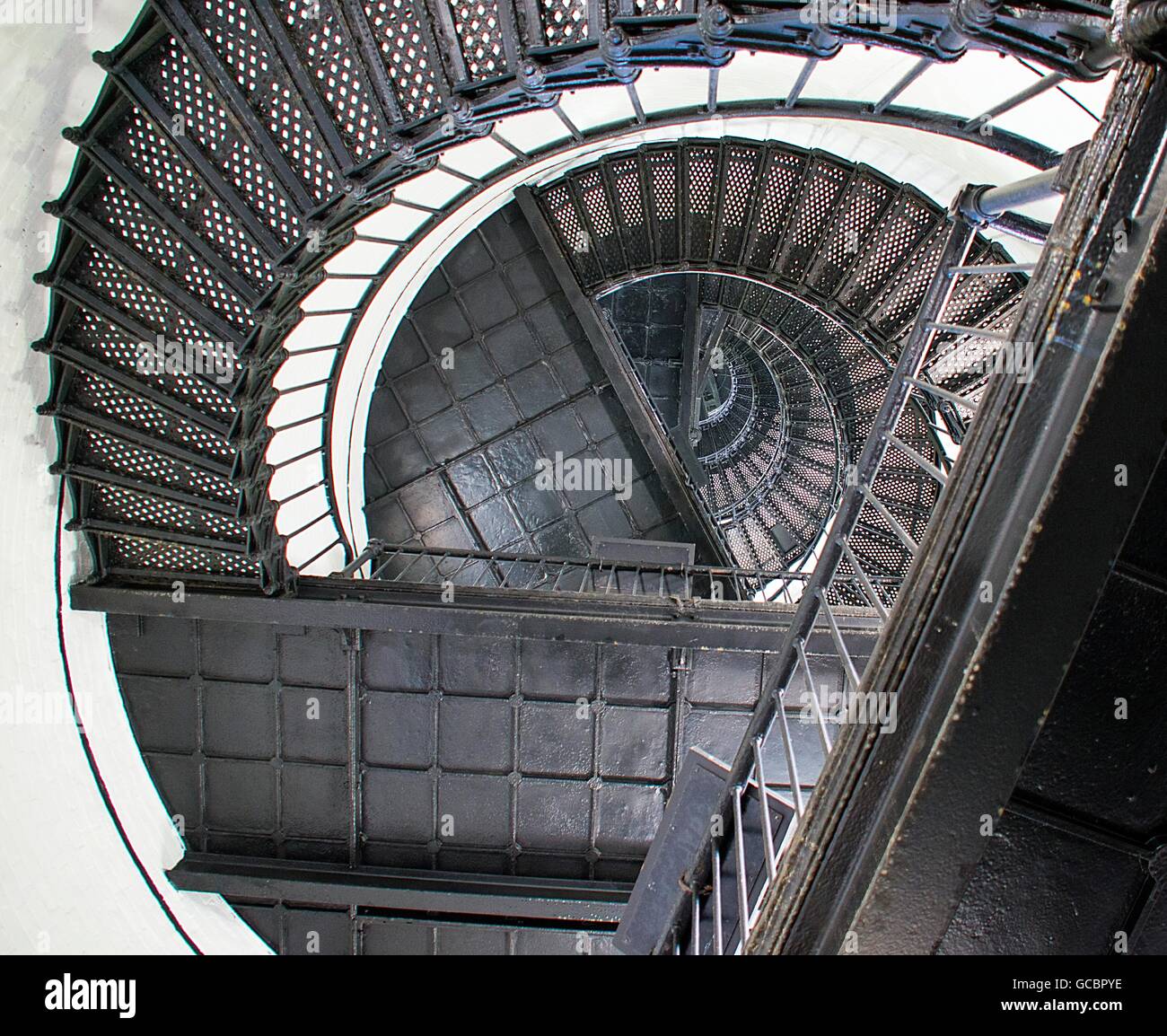 Spiraling Stair Case Stock Photo - Alamy