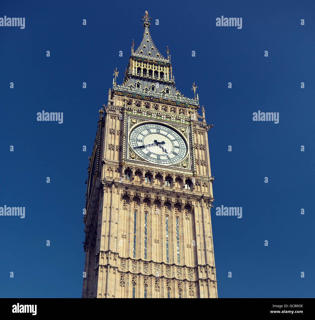 Big Ben great clock tower in London Stock Photo - Alamy