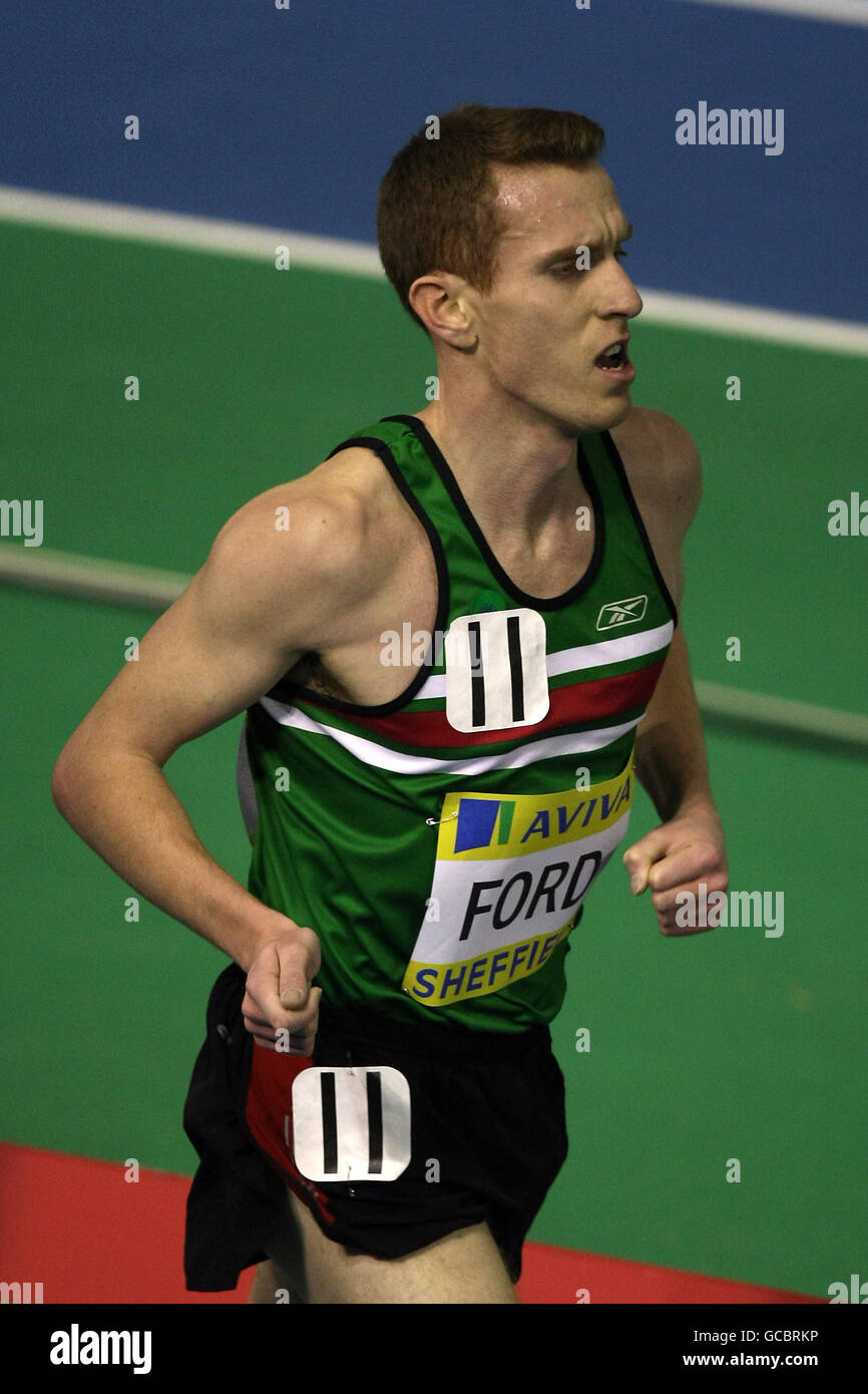 Blackpool and Fylde's Anthony Ford during the Men's 3000m Final Stock ...