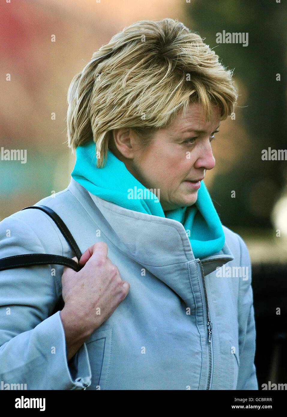 Chief Inspector Kim Molloy, 44, from Nottinghamshire Police, arrives at ...